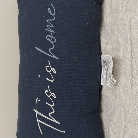 Threshold | Accents | Threshold Blue And White Embroidered Toss Pillow ...